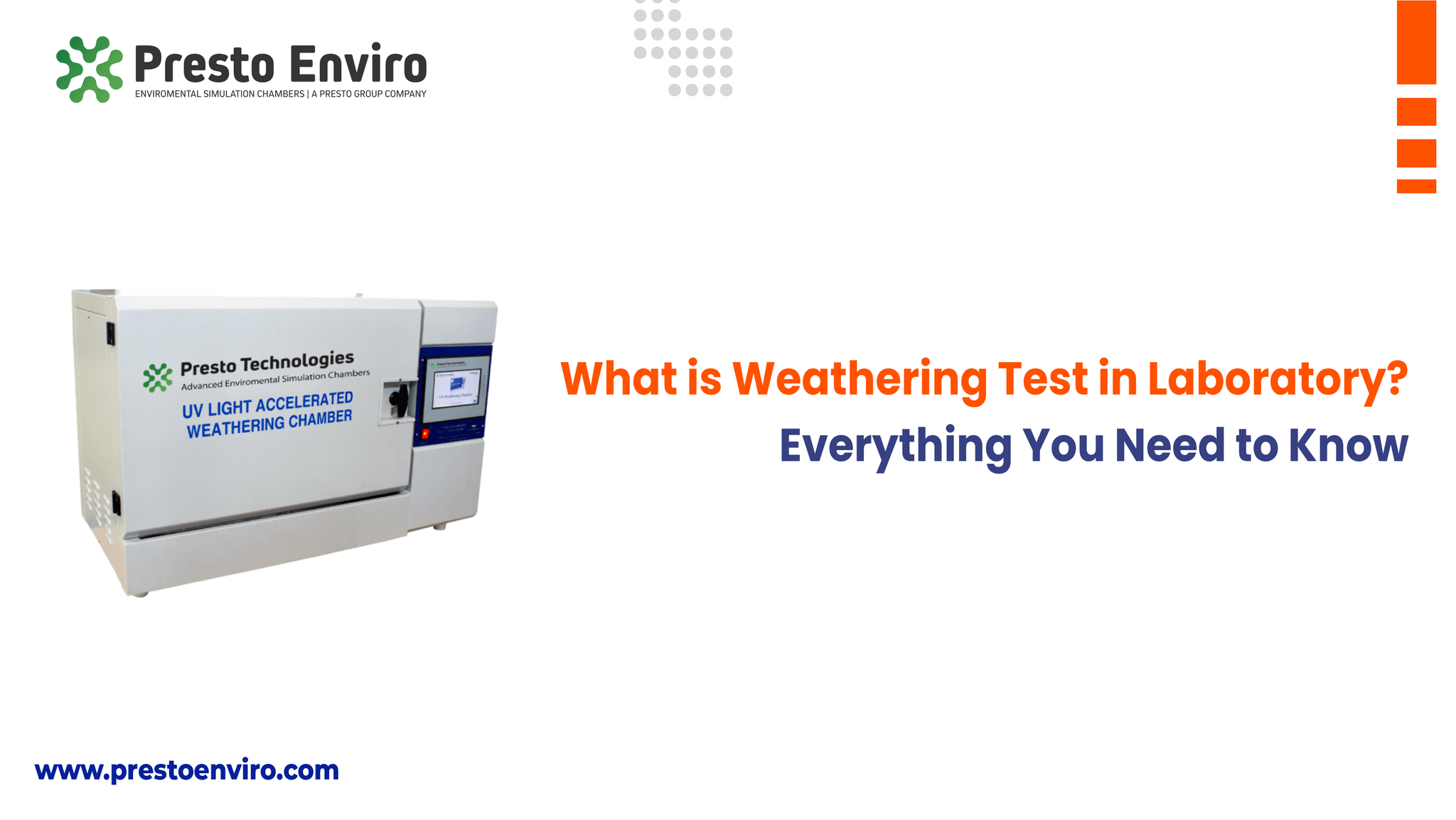 What is the Weathering Test in the Laboratory