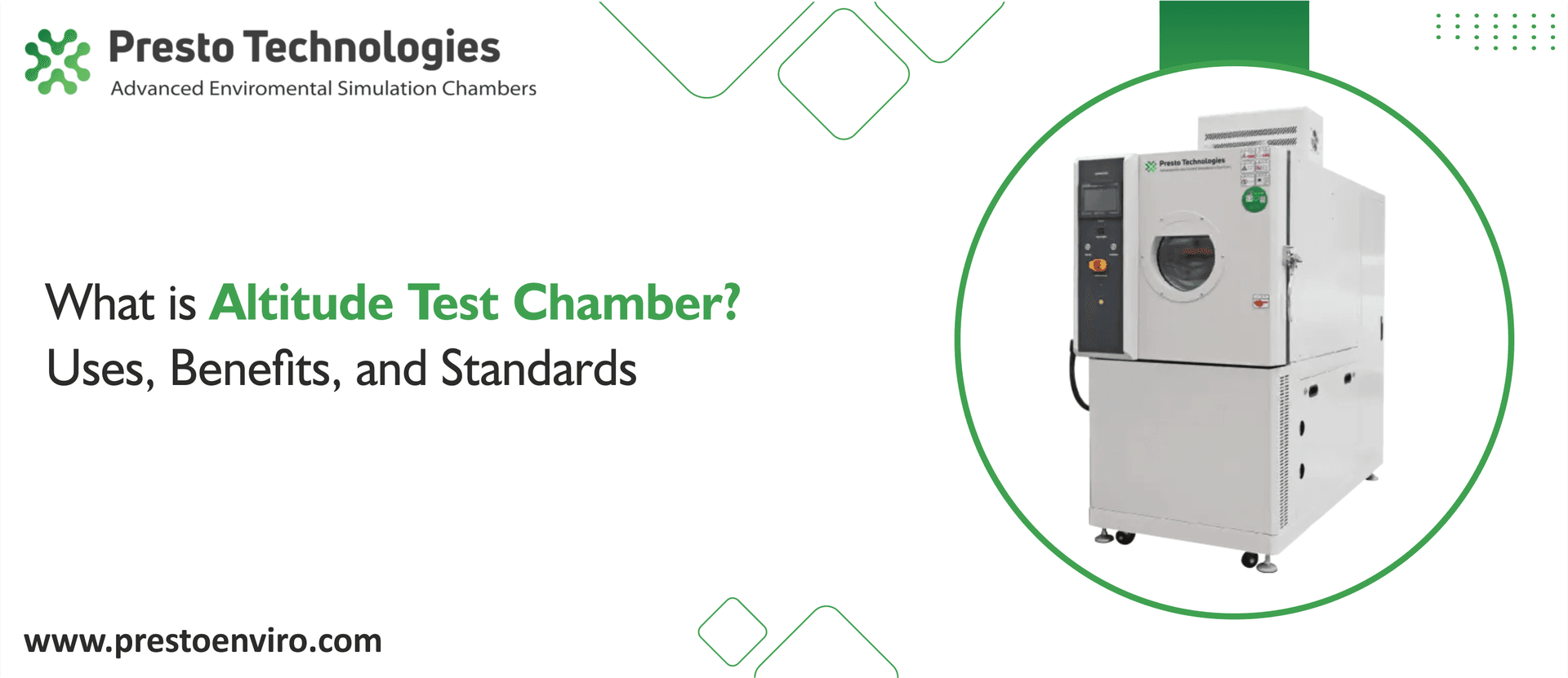 What is Altitude Test Chamber? Uses, Benefits, and Standards